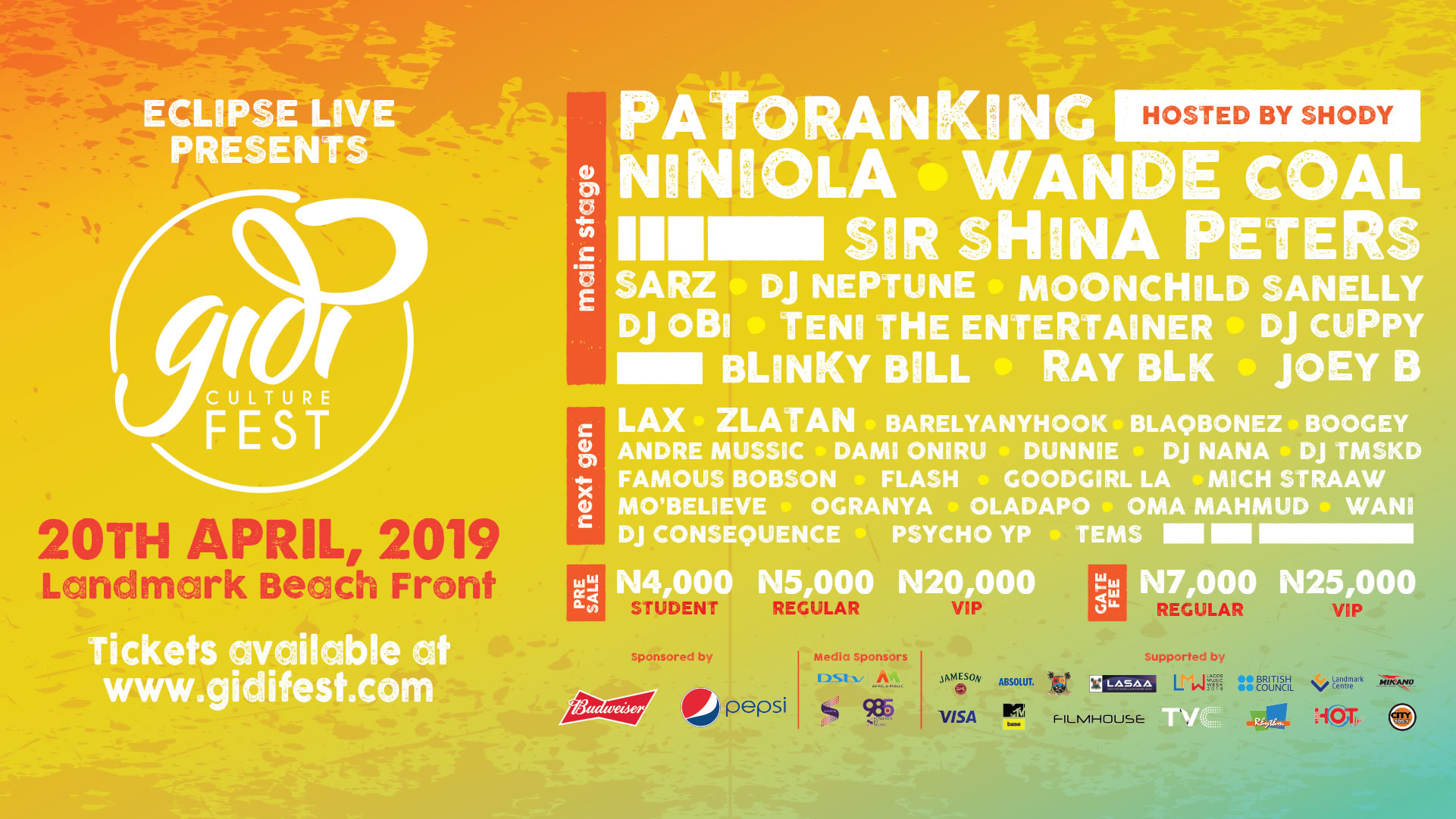 Direction to Gidi fest | Gidi Fest is The Tribe and The Tribe is Gidi Fest!